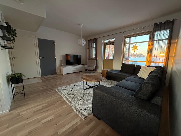 Saunallinen Huoneisto Ranualla Järven Rannalla - Ranua