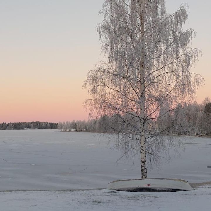 Saunallinen Huoneisto Ranualla Järven Rannalla - Ranua