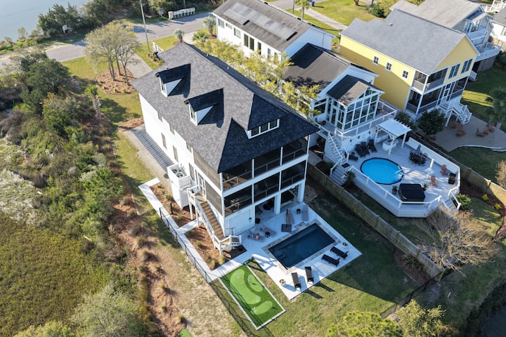 2024 Built Villa - Marshview 10min Downtown/folly - Folly Beach, SC