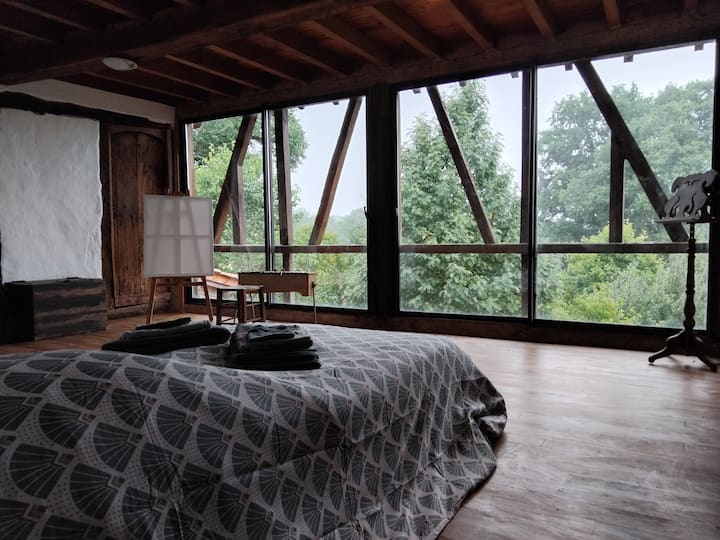 Athos, Chambre Avec Grande Baie Vitrée - Marciac