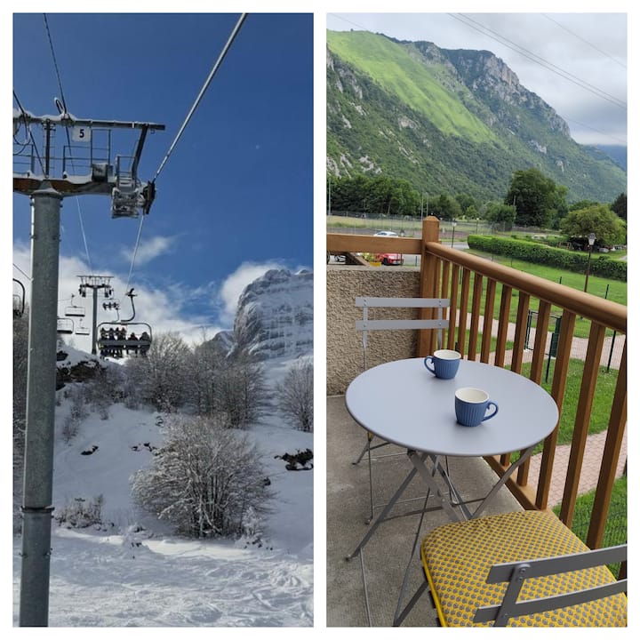 Ossau : Balcon Vue Montagne, Clim & Draps Inclu 5p - Lac de Castet