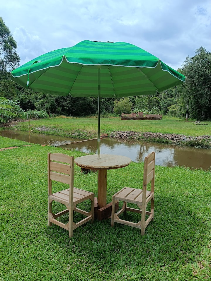 "Chalé Meio A Natureza, Banheira C/hidro, Riacho" - State of Rio Grande do Sul