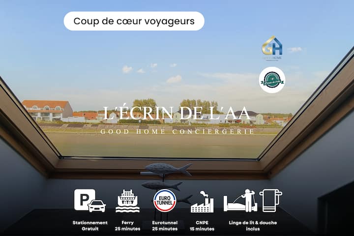 *L'ecrin De L'aa* Vue Chenal - Cnpe - Verkor - Gravelines