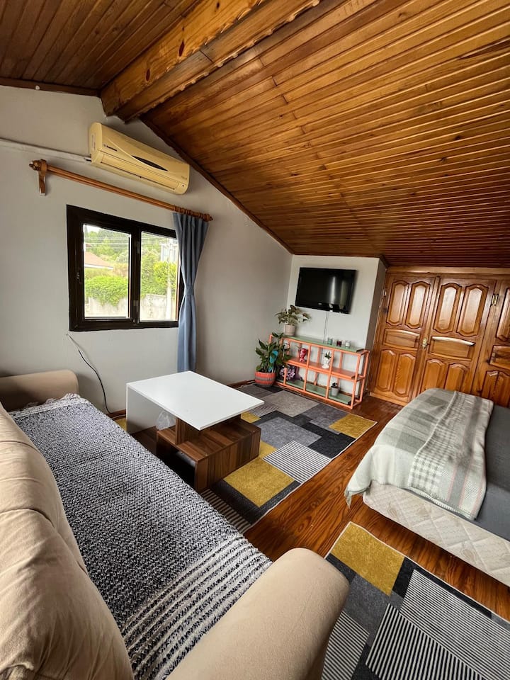 Urla Merkezde Geniş Teraslı, Deniz Manzaralı Daire - Urla