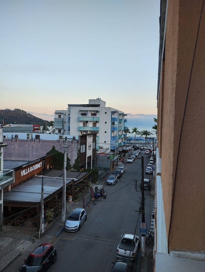 Apartamento Centro Com Vista Lateral Mar Completo - Caraguatatuba