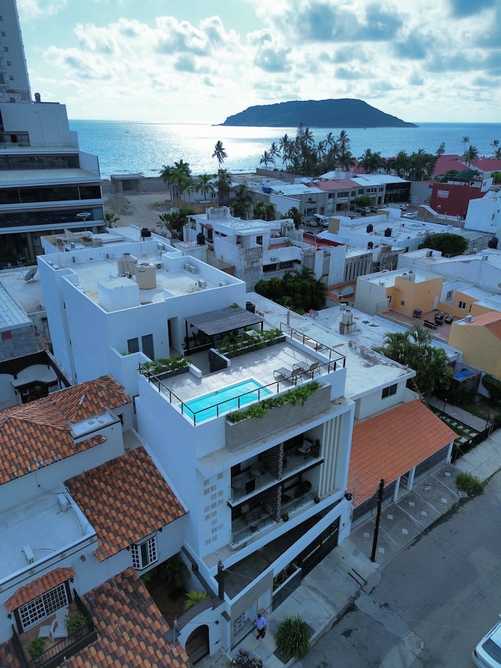 ÉLan - Stylish Boutique Apt By The Beach & Pool. - Mazatlán