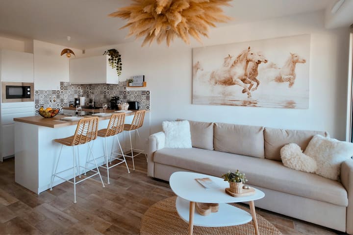 Sable & Pampas — Séjour Premium*, Plage, Vue 180° - Carnon