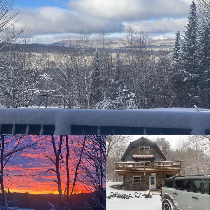 Charming Cabin W Mountain Views + Fireplace! - Bethlehem, NH