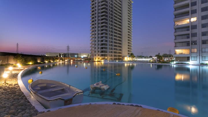 Depto. C/ Laguna Navegable+lavadora+secadora - El Bosque