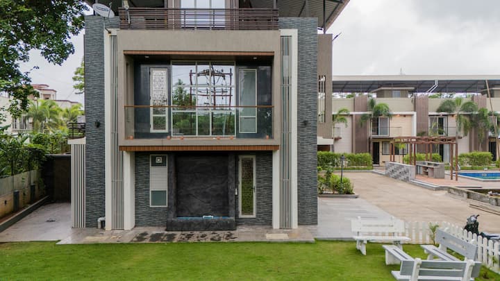 2 Bhk Villa | Shared Pool | Khandala Hills - Lonavala