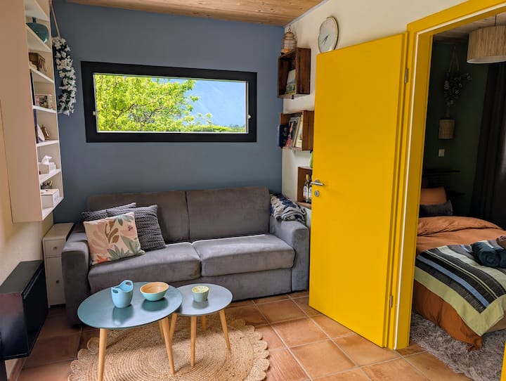 Tiny House Avec Terrasse - Valais
