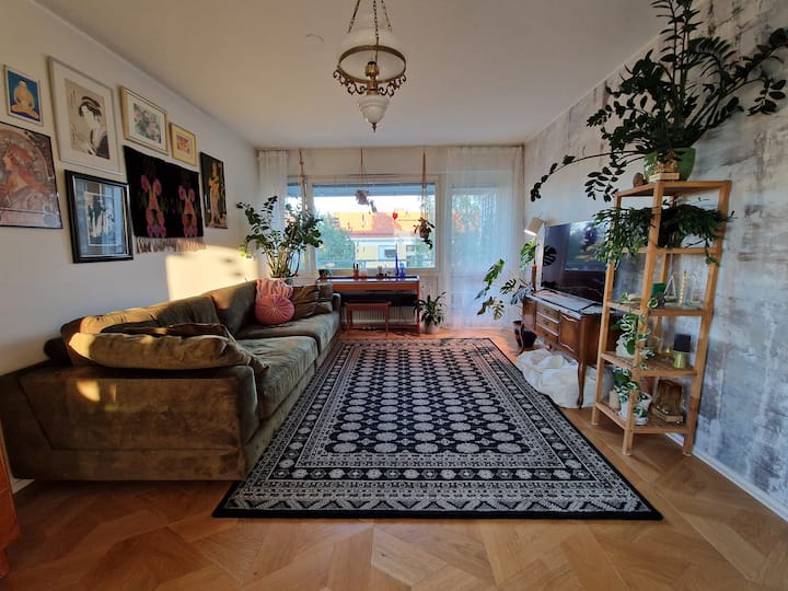 Kotoisa Kaksio Parkkipaikalla Ja Näkymillä - Turku