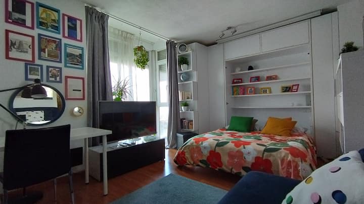 Luminoso Apartamento Exterior, Metro A 3 Minutos - Coliseum Alfonso Pérez