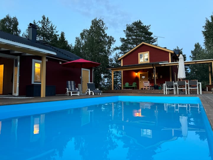 Helt Hus (2 Plan) + Bastu, Badtunna Och Pool - Zweden