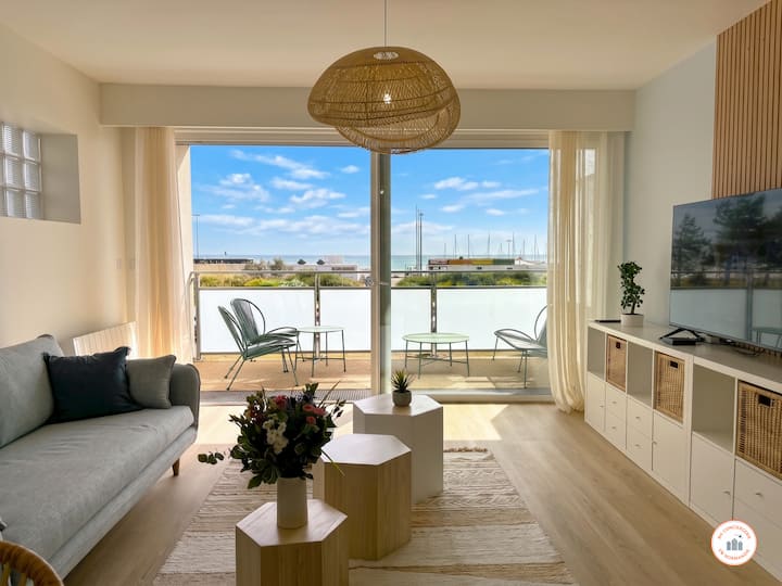 Le Bord De Mer - Vue Mer Terrasse Parking - Hawr