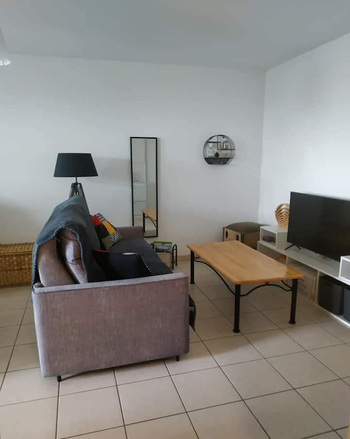 Le Quiet Marandais -T2, Piscine. - Charron