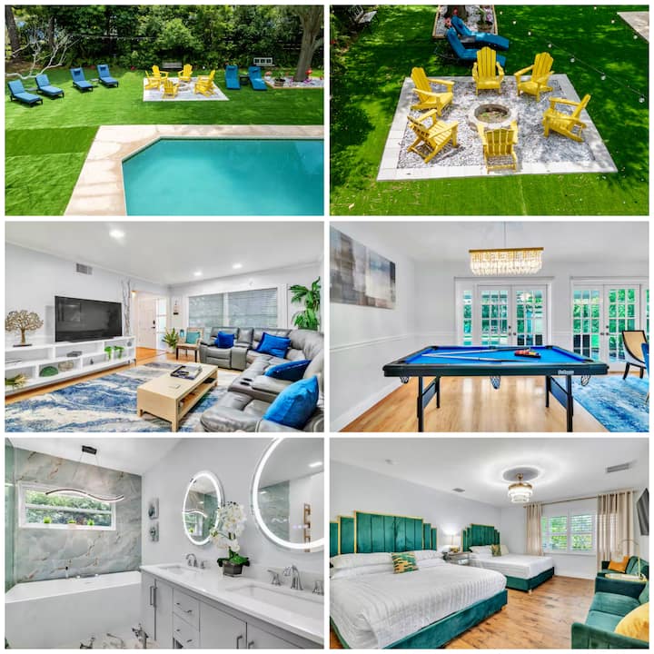 Haven Resort Sleeps 16, Heated Pool, 15 Min2beach - Clearwater, FL