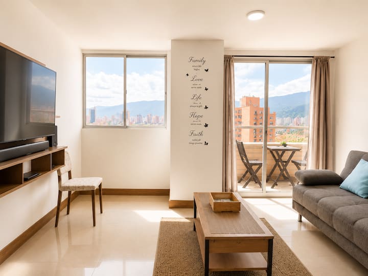 Long Stay Sabaneta | 2br + Workspace + Parking - Sabaneta