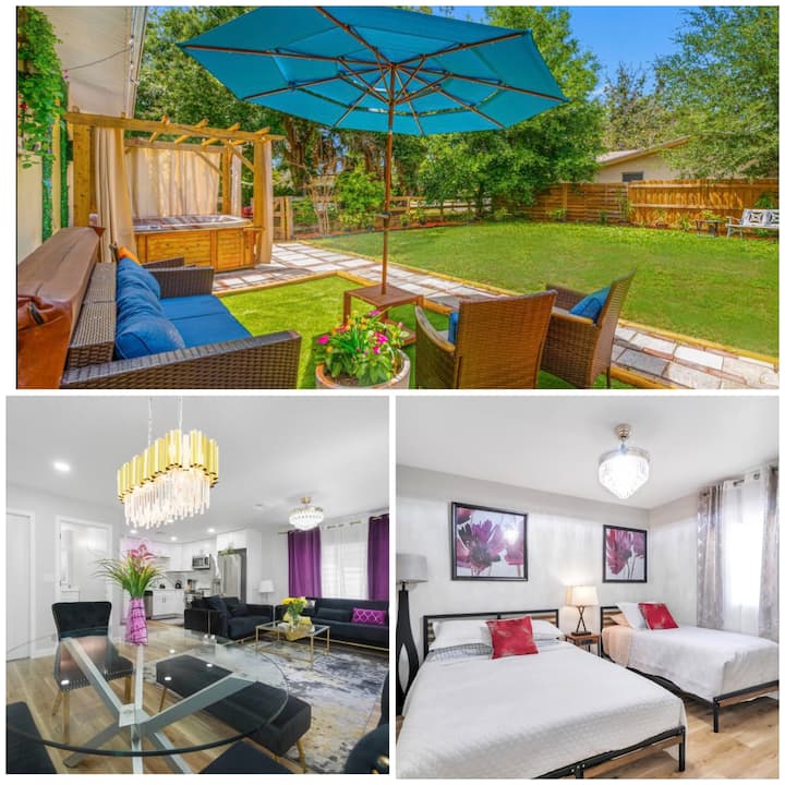 Elegant, Modern Home 10 Min Fr Clw Beach, Hot Tub - Clearwater