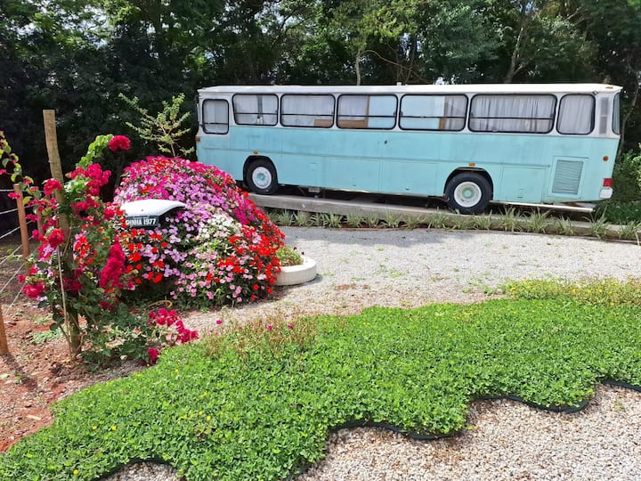 Chalé ÔNibus - São Roque Com Café Da Manhã E Hidro - Ibiúna
