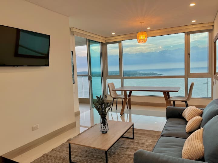 28.ºpiso, Se Permiten Visitas, Lujo Y Vista Al Mar - Cartagena