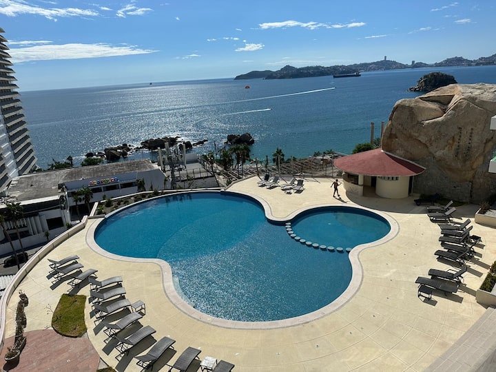 Depto. A 100 M De La Playa. - Acapulco