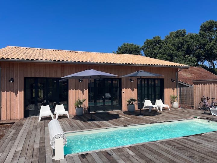 Maison Bois Proche Contis - Lit-et-Mixe