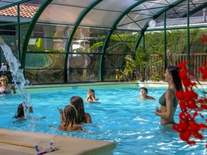 Zecamping 4* Mobil Home 39m² Piscine - Soustons