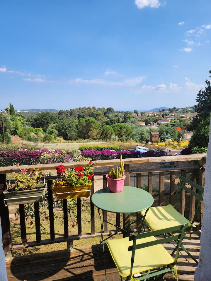 Chambre Double Vue Mer - Mouans-Sartoux