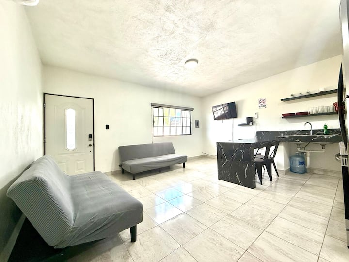 Apt Pa|8 Mins Consulado|2camasfull/2twin/2sofacama - Nuevo Laredo