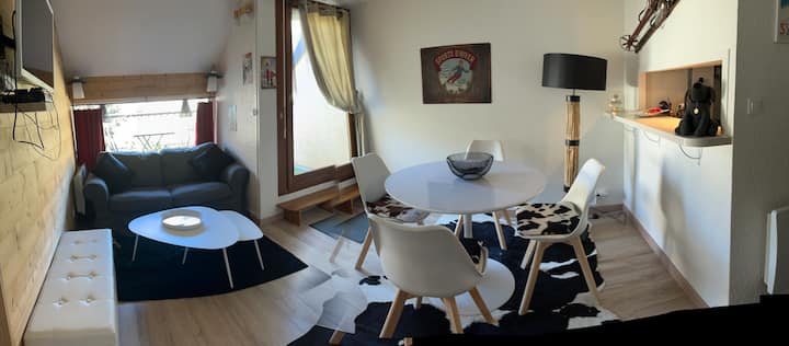 T3 Cosy Et Calme. Balcon, Parking, Cœur Du Village - Saint-Lary-Soulan