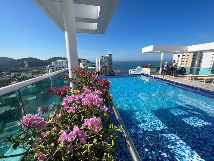 Apartamento En Santa Marta, Aptoplaya Gaira - Santa Marta