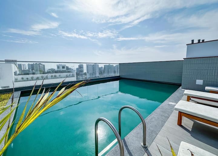 Precioso Apart Gym Cowork Piscina Barranco 503 - Lima
