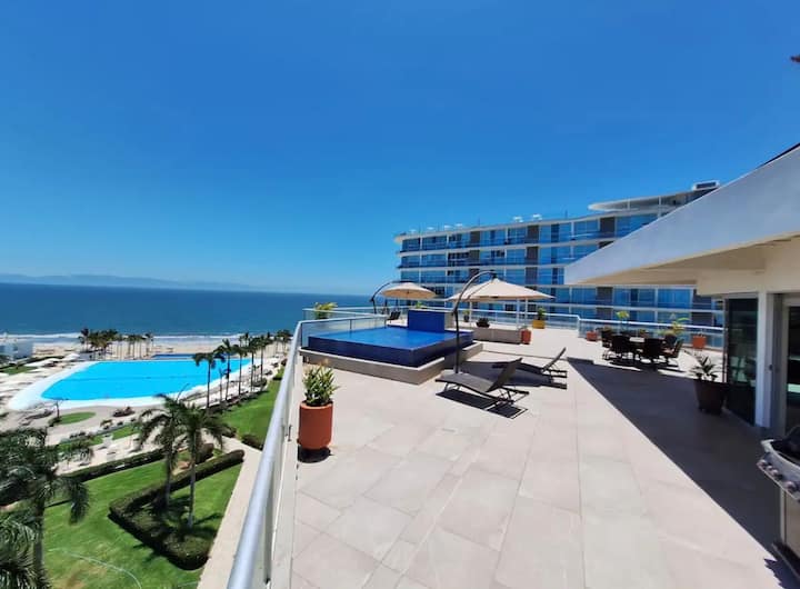 Penthouse A Pie De Playa - Nuevo Vallarta