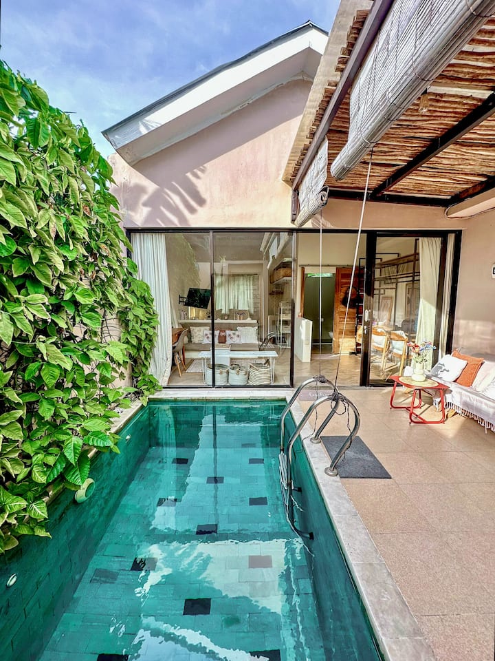 Cozy Canggu Home With Kitchen, Pool & Fast Wifi - Bali