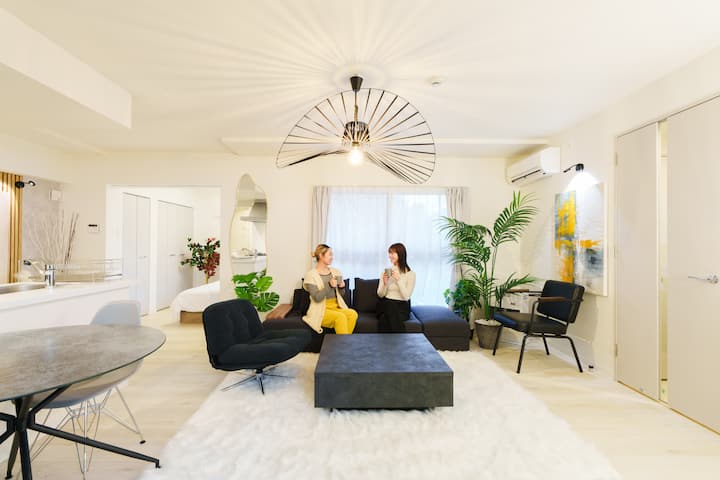 Family/ 2ldk/max 6 People/4 Min Walk From Station. - Sapporo