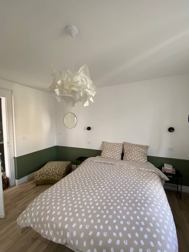 Chambre Privée Verte - Frontière Genève - Geneva