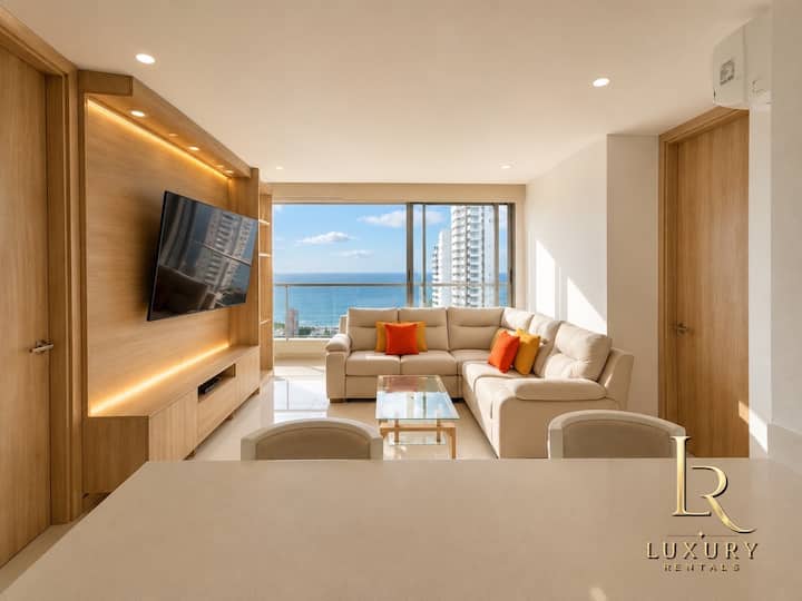 Vista Al Mar Piso 13 | Piscina + Gym + Rooftop - Cartagena