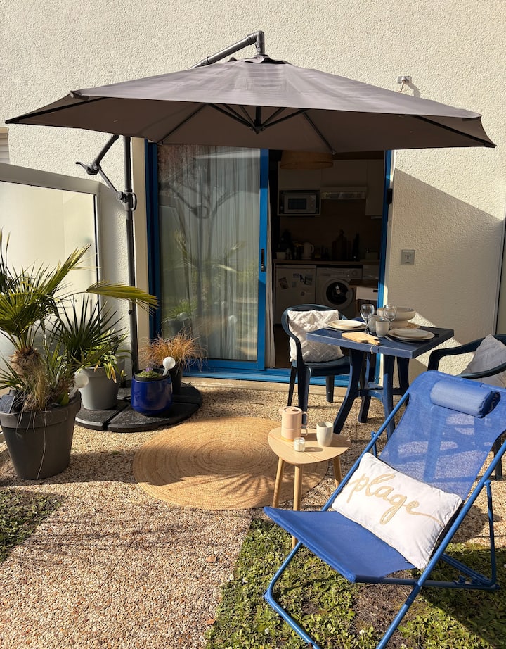 Centre Calme Côté Jardin, Terrasse, Parking Privé - Le Croisic