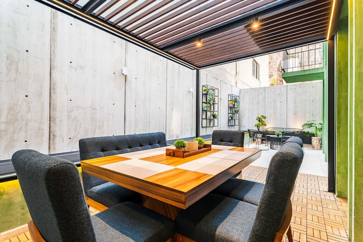 Central Flat With A Private Terrace - Mexico