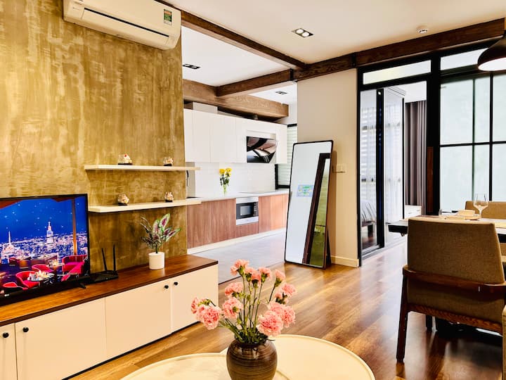 Charming Wabi Sabi 1 Br/west Lake/15' To Old Town - 하노이