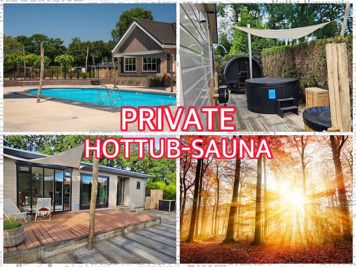 Veluwe Wellness Holiday House  - Park De Ijsvogel - Barneveld