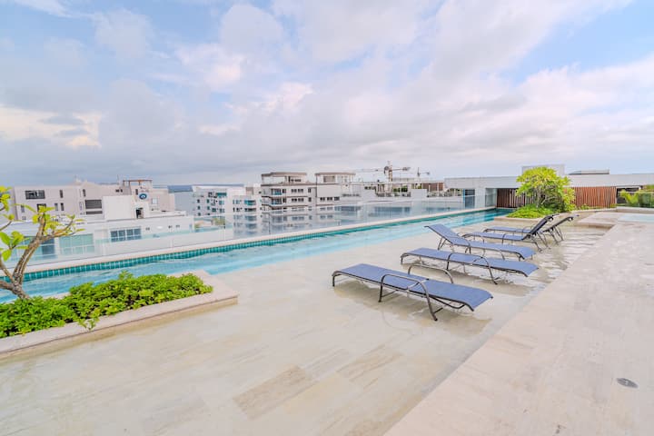 Apartamento Con Jacuzzi En El Edificio Martinique - Cartagena