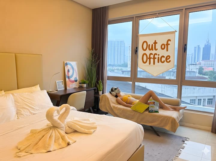 Mont Kiara 4pax · Mitec 2km · Bathtub · Pool ·Wifi - Kuala Lumpur