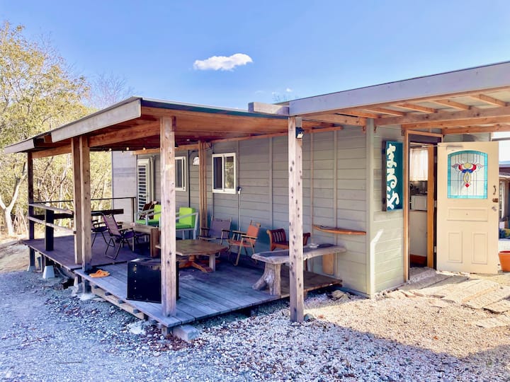 【まるごや】「あした」グループの姉妹宿　離島の一棟貸　隠れ家ヴィラWi-fi/bbq/サウナ - 備前市