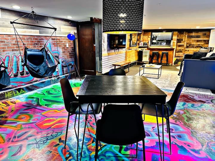 Artful Escape: Diy Basement-gym/sauna - Sacramento, CA