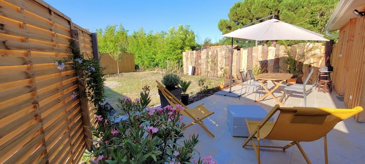 Logement Indépendant, Jardin, Proche Lac De Cazaux - Dune du Pilat