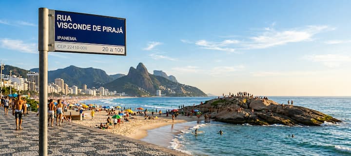 Ipanema/arpo: 2min Da Praia | 1qto + Sala | Até 4p - Ipanema