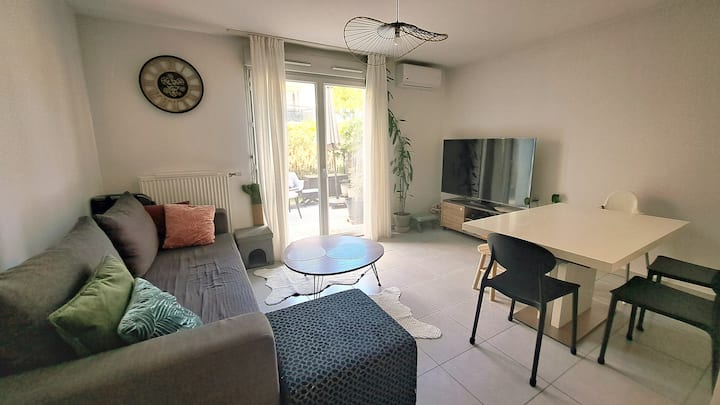 Duplex Climatisé Avec Jardin - Lyon