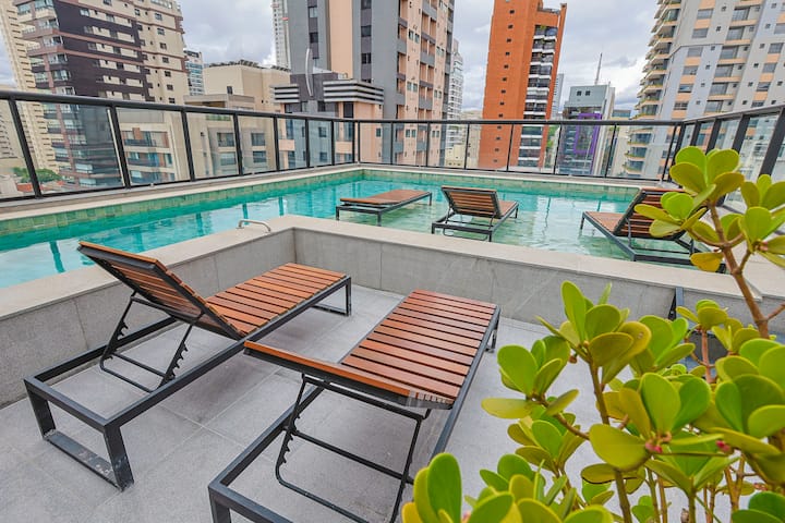 Studio 09º Pinheiros | Metrô Oscar Freire Piscina - Pinheiros